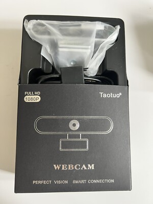 Taotuo Webcam FULL HD 1080P Black Home Computer | eBay
