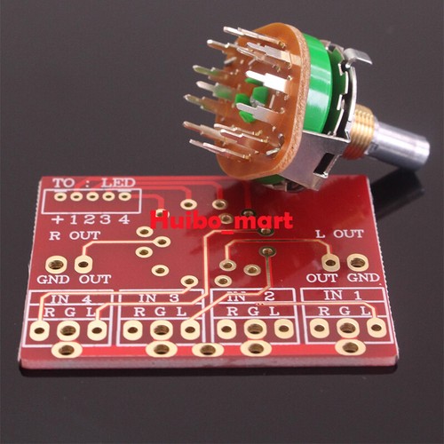1PC ALPS Power amp signal switch ROTARY SWITCH Potentiometer 3 Pole 4 ...