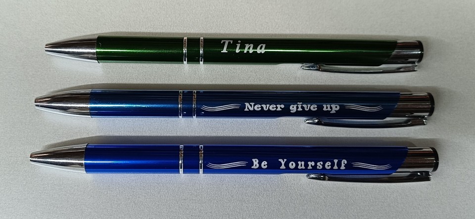 Personalised Pen engraved with name or your wording. With/Without ...