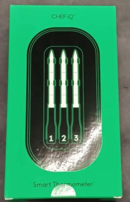 CHEF iQ Sense Smart Wireless Meat Bluetooth Thermometer with 3 Ultra ...