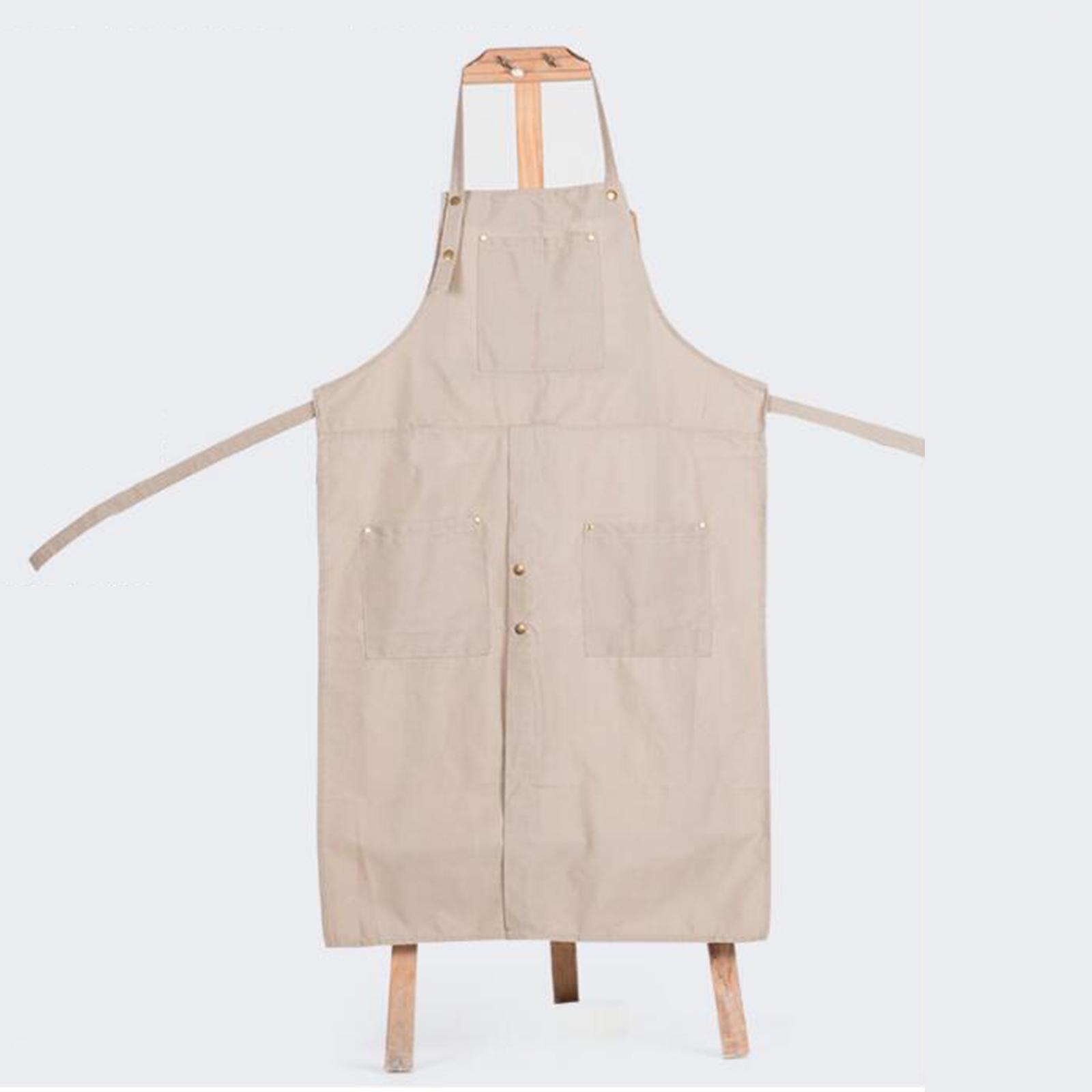 Pottery Apron Stain Resistant Practical with 3 Pockets Adult | eBay