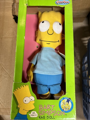 1990 DanDee Bart Simpson Rag Doll Collectible Plush Toy 19” NOS | eBay