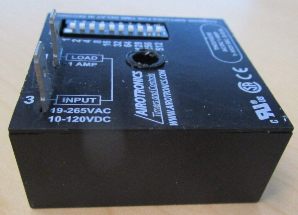 Airotronics THCU1023E DOM Timer Relay, 1 to 1023s, 265VAC/120VDC Max | eBay