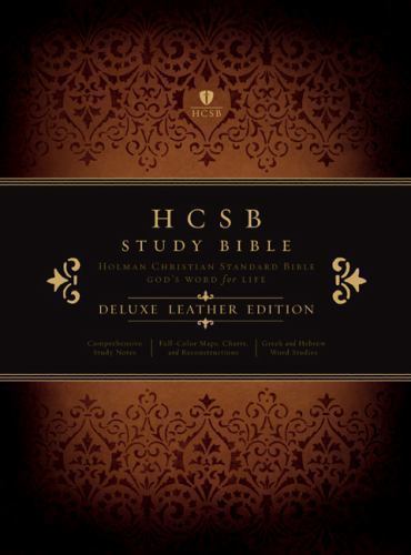 HCSB Study Bible, Black Deluxe Leather by The HCSB Translation Team ...
