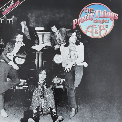 THE PRETTY THINGS - 'SINGLES As & Bs' LP EMI/Harvest HERITAGE SIGNED by ...
