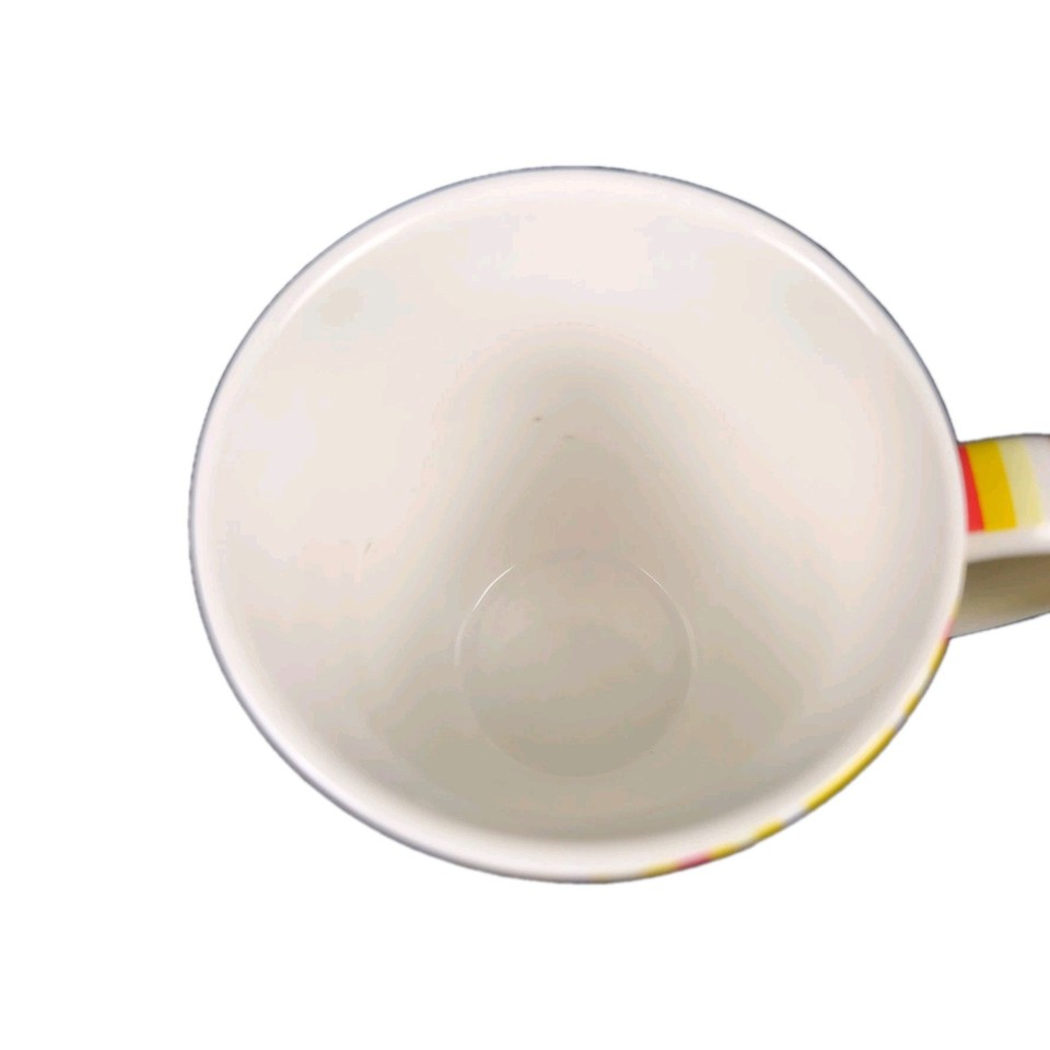 Pier 1 Imports Good Morning Sunshine Mug Yellow Honeycomb Geometric ...