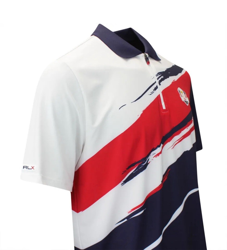 RLX Golf Shirt - Ryder Cup Graphic QZ Polo - Team USA 2025 | eBay