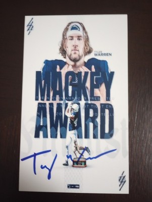 TYLER WARREN 2025 MACKEY AWARD AUTOGRAPH PENN STATE LIONS COLTS AUTO | eBay