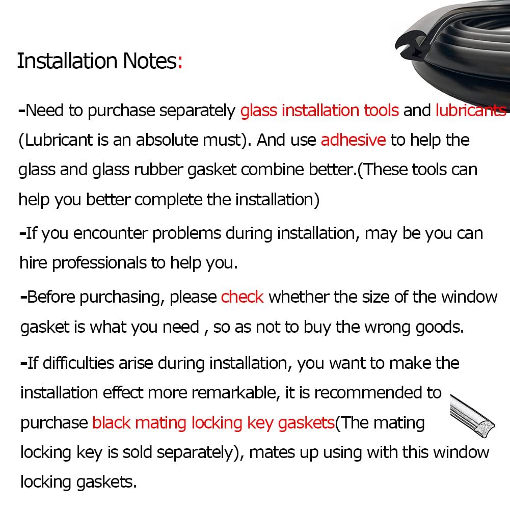 Epdm Dense Rubber Window Locking Gasket Weather Stripping Seal For ...