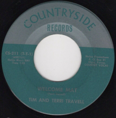 Tim And Terri Travell – Welcome Mat 1965 Countryside (PA) Country VG+ ...