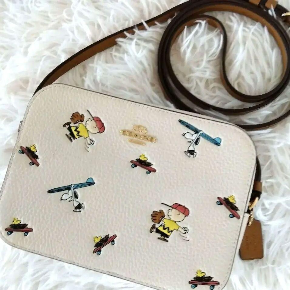 Coach Snoopy Mini Shoulder Camera Bag Sport Print Ja… - Gem