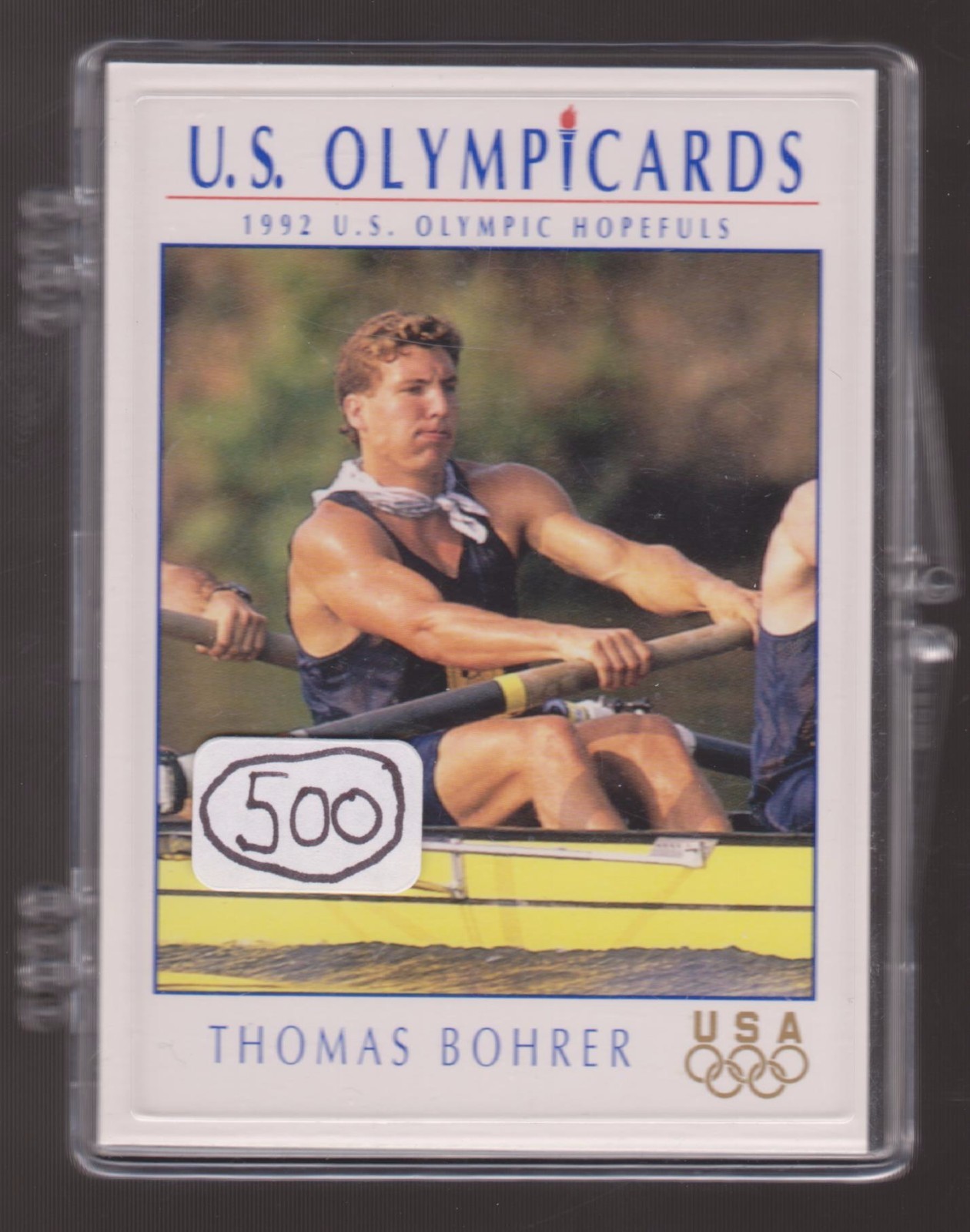 (500) 1992 US OLYMPIC HOPEFULS THOMAS BOHRER CARDS #56 ~ GIANT LOT ...