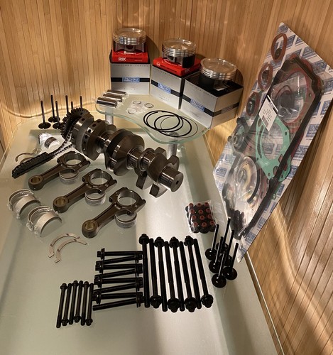 2016-2024 SEA-DOO 4-TEC 1630 Complete ENGINE REBUILD KIT /Crank+Pstns ...