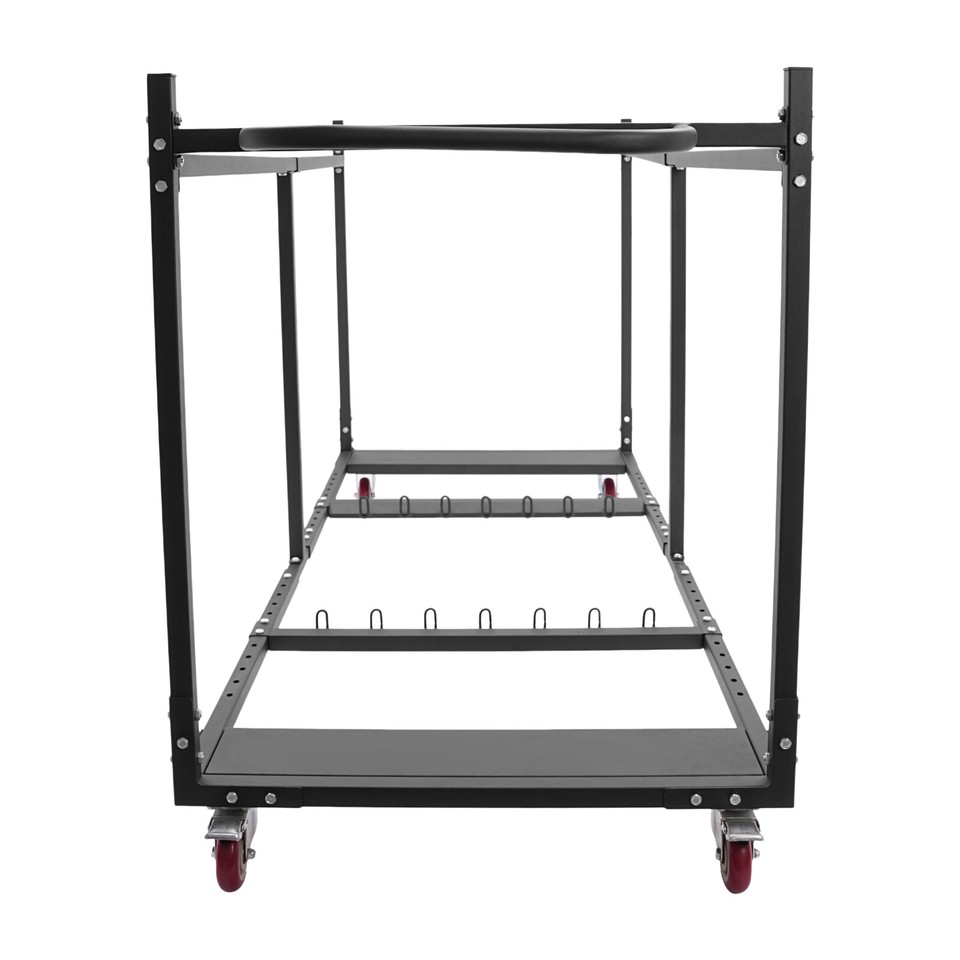 Folding Table Cart Folding Table Trolley Q235 Steel Table Storage Rack ...