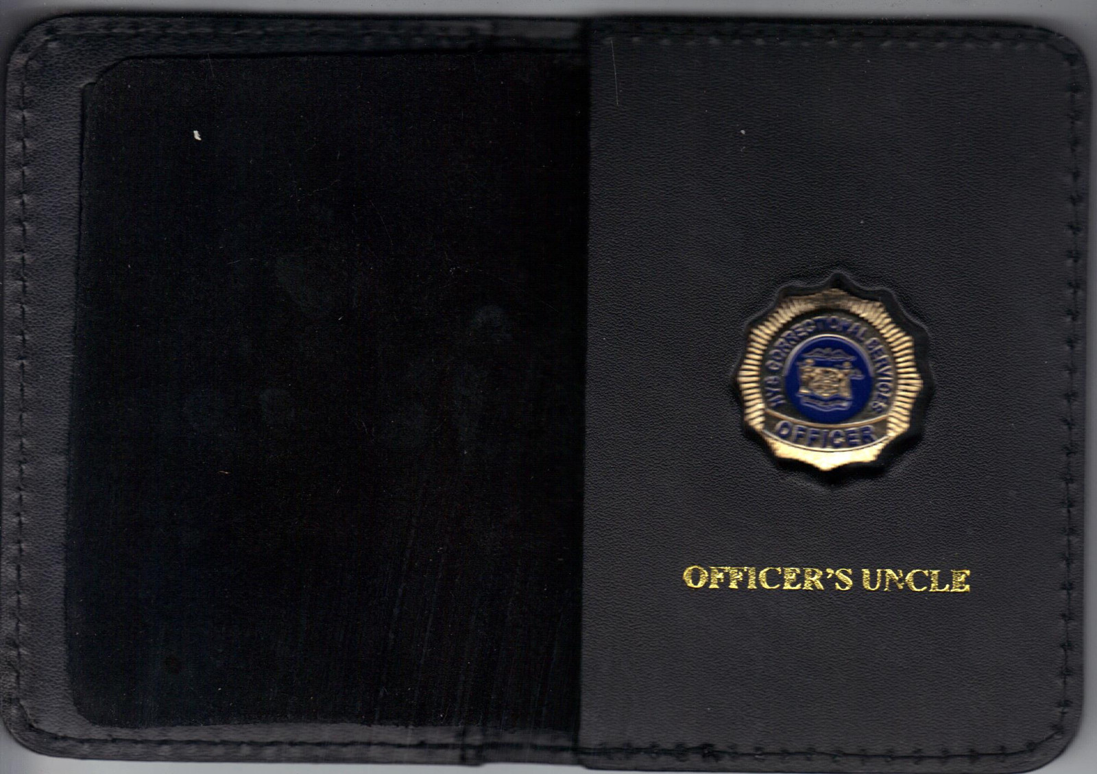 NYS Dept of Correctional Services Officer's Uncle Wallet with 1-Inch ...