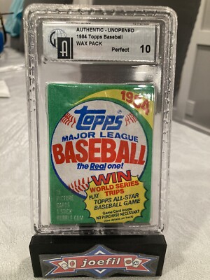 1984 Topps Baseball Wax Pack Gai Perfect 10!!!!! | eBay