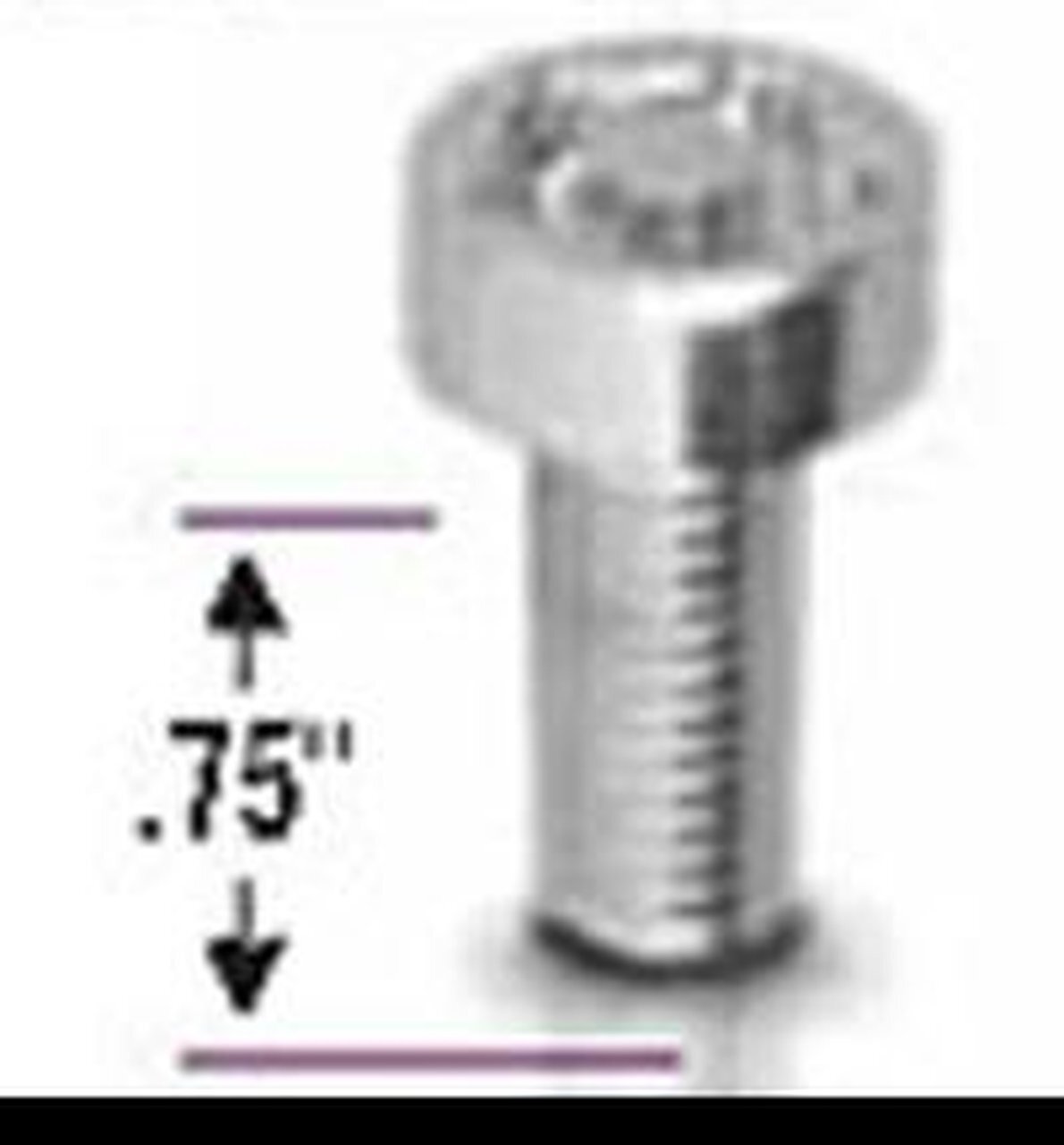 Gorilla 777 4x Center Cap Lock Screws/Bolts 8mm OD 0.75" Length Flat ...