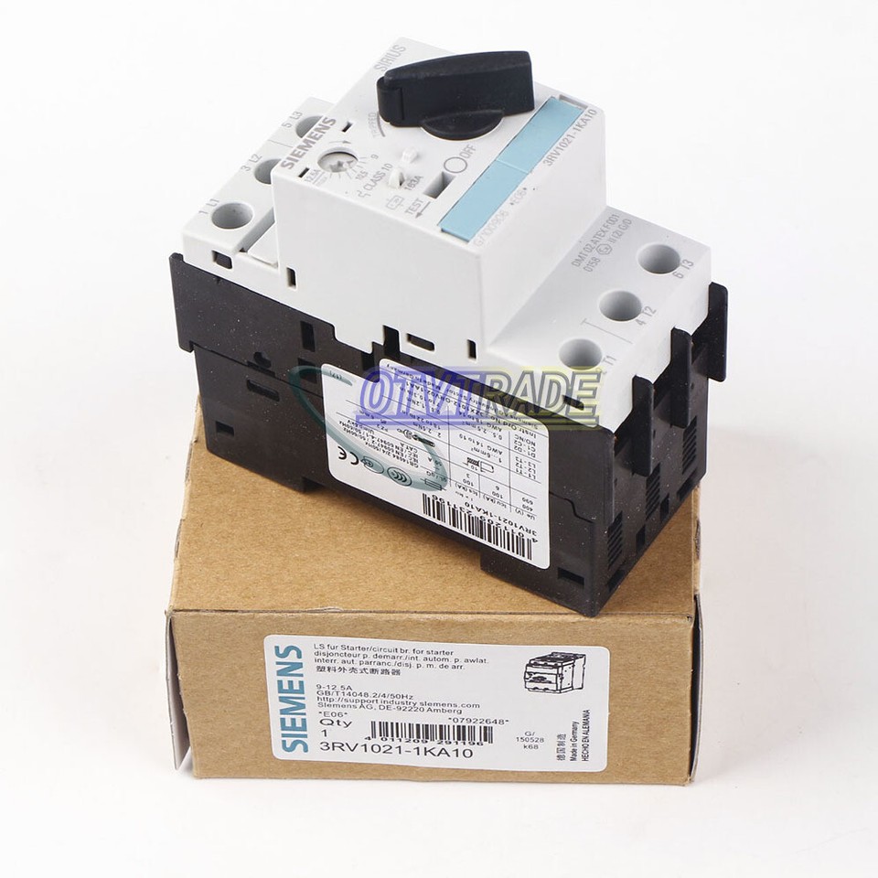 New 1Pcs Siemens 3RV1021-1KA10 9-12.5A Motor Starter 3RV1 021-1KA10 | eBay