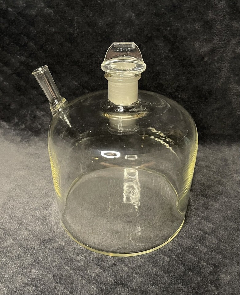 RARE Vintage Quickfit and Quartz Limited Pyrex Glass Laboratory Beaker ...