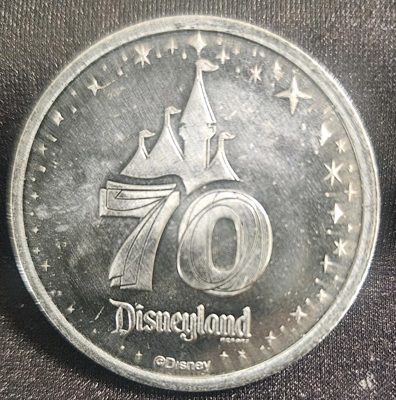 Disneyland 70th Anniversary Coin Medallion The World Famous JUNGLE ...