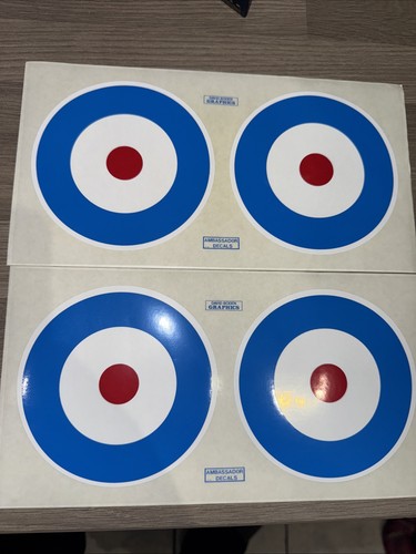 Rc Plane Raf Roundel Ww2 Ww1 Decals X2 Self Adhesive | eBay UK