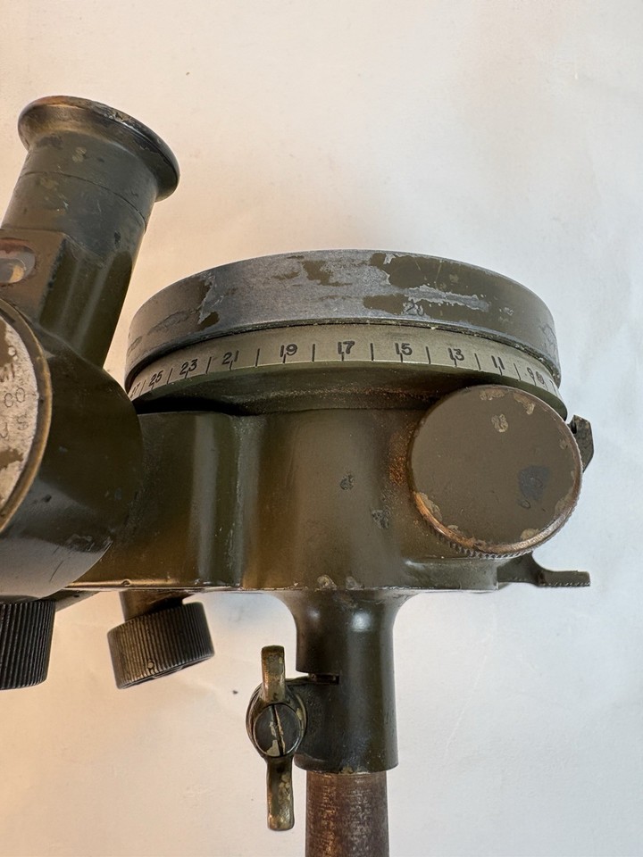 WWI Bausch&Lomb Aiming Circle Model 1916MI Artillery Survey Instrument ...