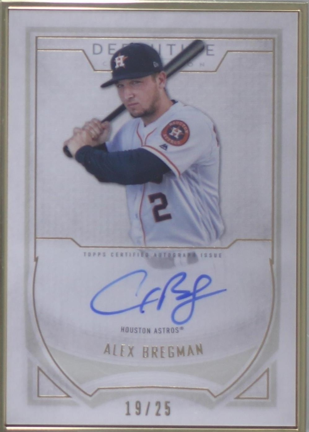 2019 Topps Definitive Collection - Framed Autograph Collection Alex ...