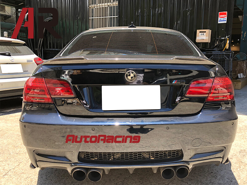 CS Style Trunk Lip Carbon Fiber Spoiler 2007-2013 E92 328i 335i M3 ...