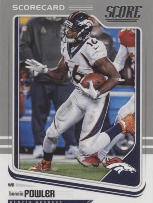 2018 Score - Bennie Fowler #102 Scorecard for sale online | eBay