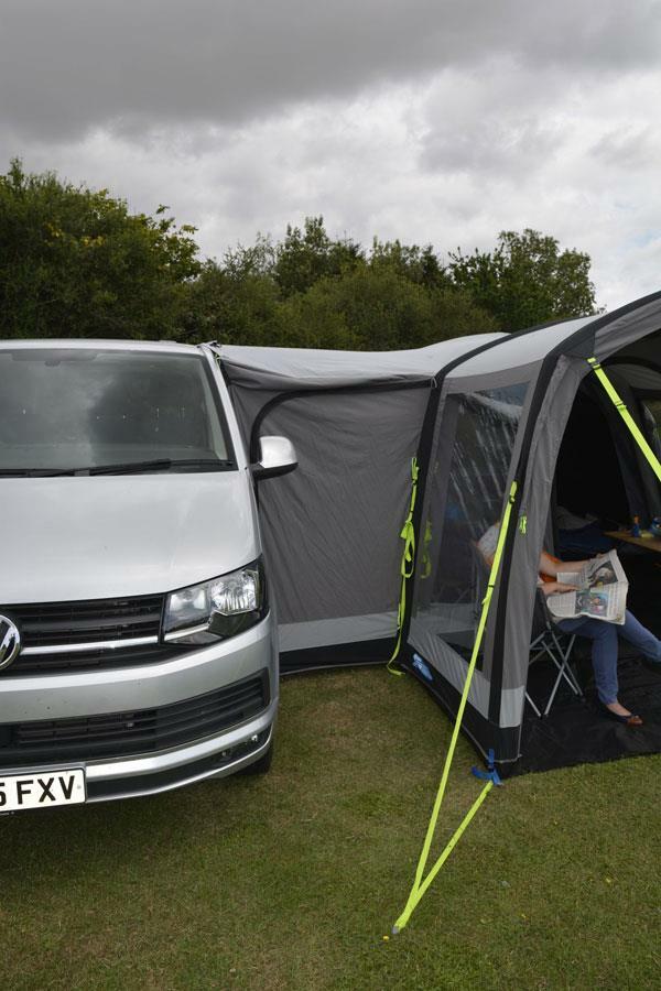 KAMPA DOMETIC TOURING AIR DRIVE AWAY INFLATABLE CAMPERVAN AWNING FOR VW ...