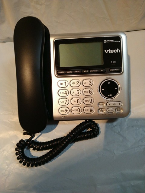VTECH CS6649 DECT 6.0 PHONE SYSTEM BASE STATION w/Corded handset Only ...