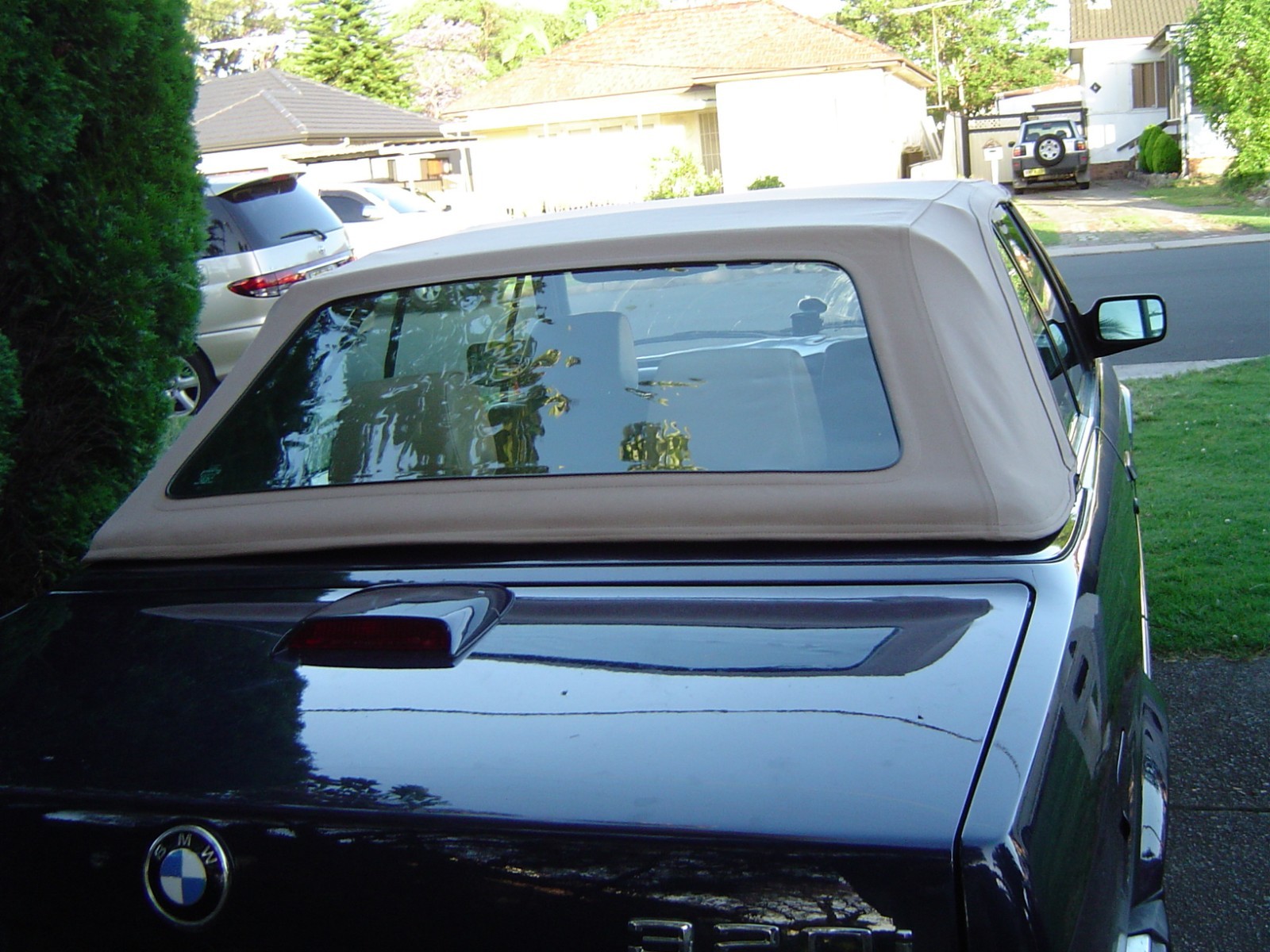 BMW E30 Convertible Soft Top & Plastic Window 3 series 1986-1993 Tan ...