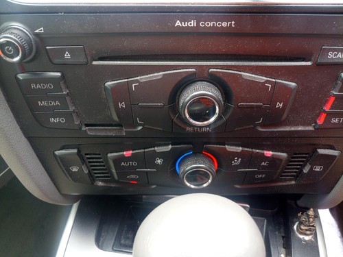 AUDI A4 HEATER/AC CONTROLS SINGLE ZONE CLIMATE CONTROL, B8 8K, HEATED ...