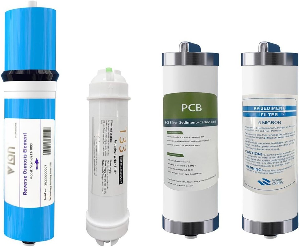 Smart Tankless RO Reverse Osmosis Water Filter System,600G 5-Stage ...