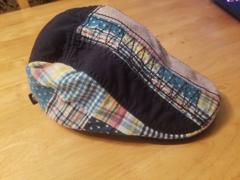Yang Guan Flat Cap Patchwork Plaid Gatsby Newsboy Cabbie Golf Ascot ...