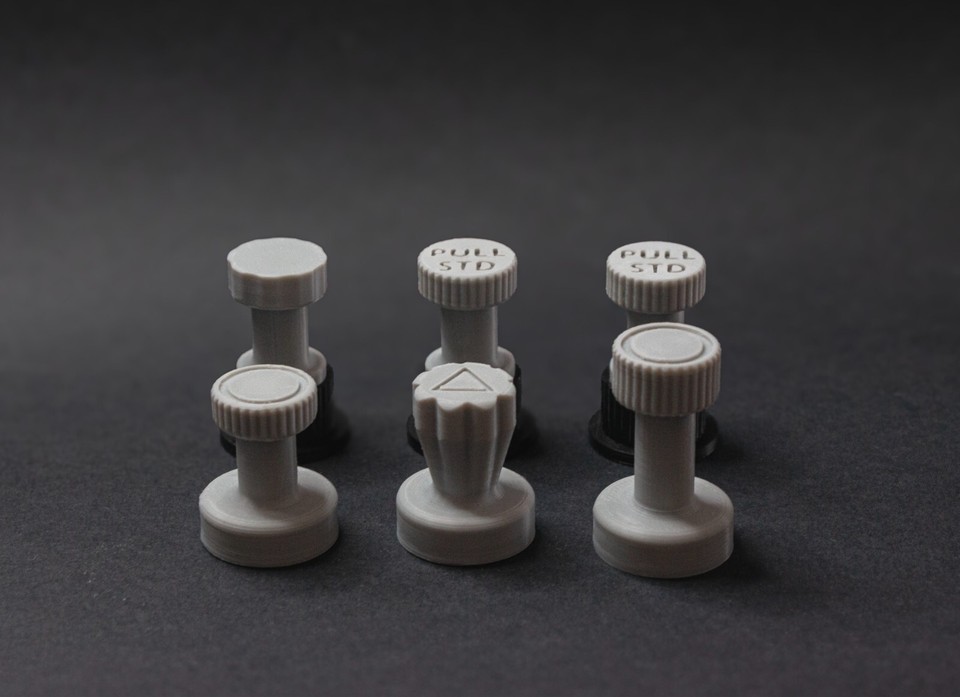 AIRBUS A320 - A330 - A340 - A380 FCU Full Set of Knobs (Grey) for ...