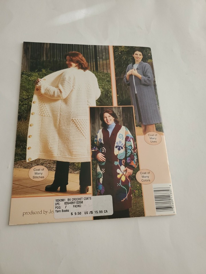 Coats ~ Cozy Classic Colorful Jacket Coat Styles crochet pattern book ...