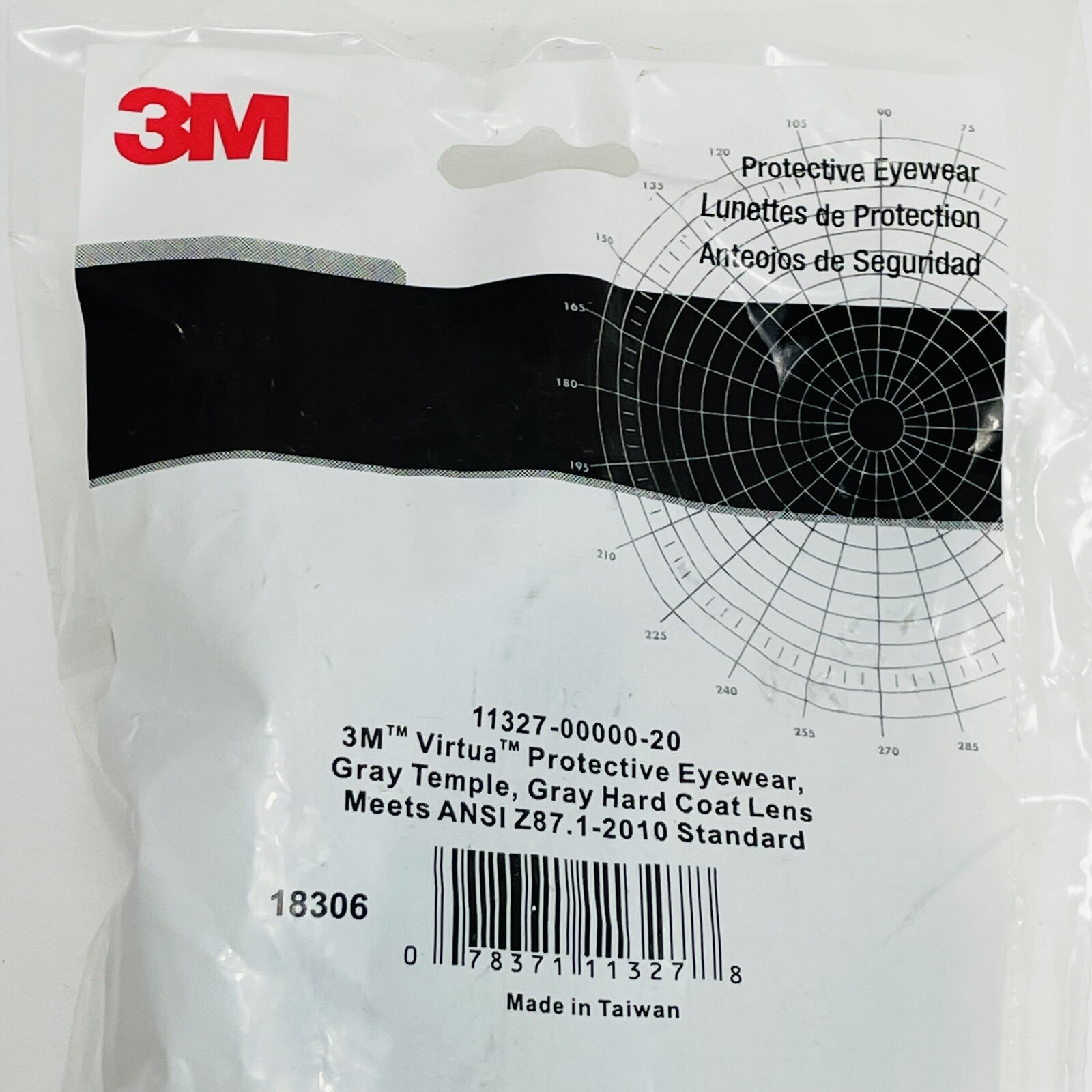 2 Pair 3M Virtua 18306 Protective Eyewear Gray Hard Coat Lens ANSI Z87.1 ~NOS~ | eBay