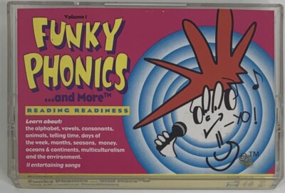 Funky Phonics Vol. 1 Rapping Times Cassette Tape 1992 Cultural Learning ...