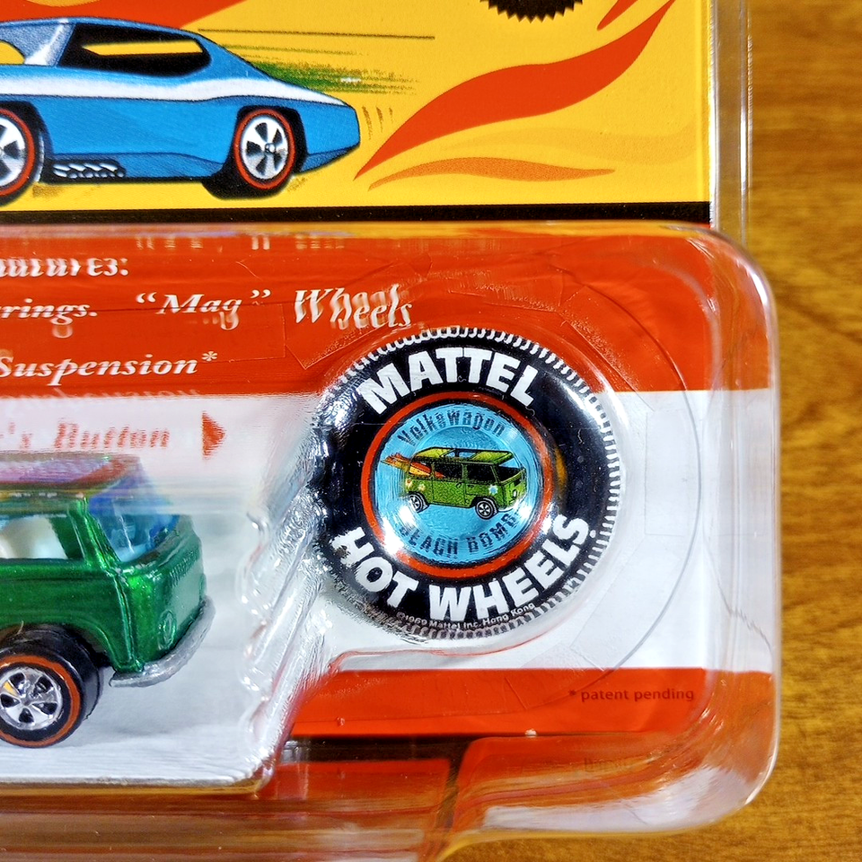 Custom Made Hot Wheels Redline VW Beach Bomb Spectraflame Green Hong ...