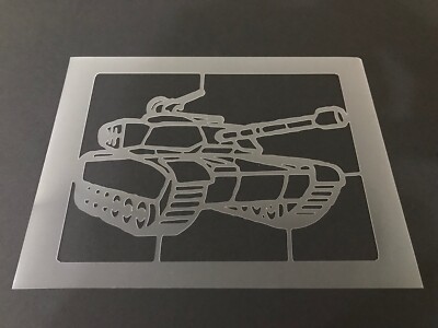 Tank #1 Stencil 10mm or 7mm Thick, Jet, Air Force, Army, Navy, Crafts ...