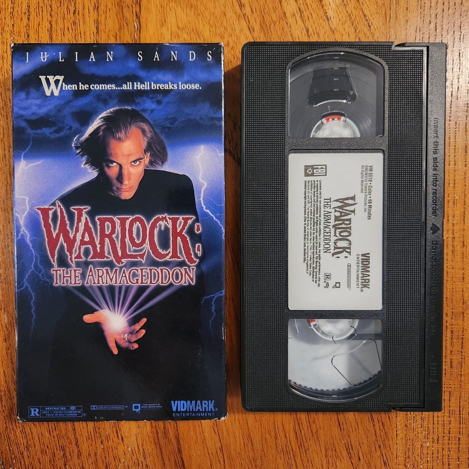 Julian Sands VHS Movie Bundle Lot of 3 VHS Tapes Vampire Warlock ...