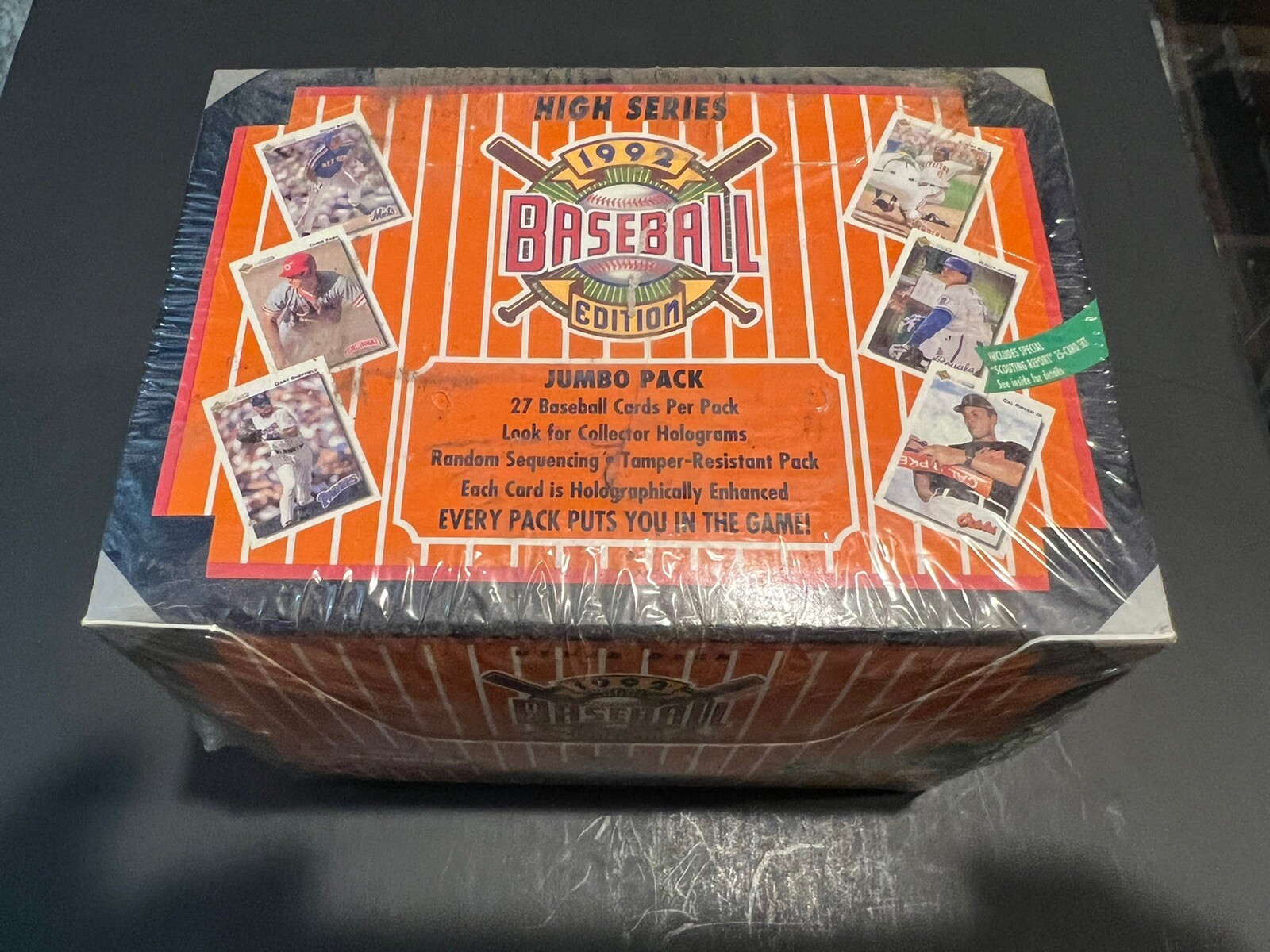 1992 Upper Deck High Series Find the Bench/Morgan Jumbo Baseball Pack ...