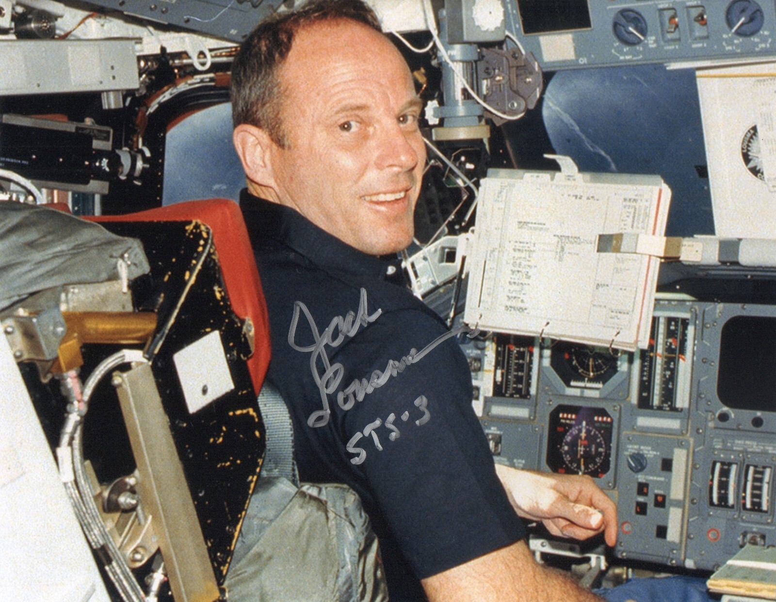 8x10 Original Autographed Photo of Former NASA Astronaut Jack R. Lousma ...