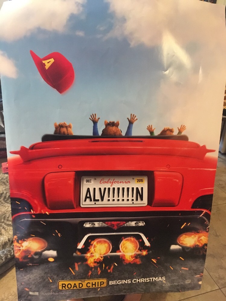 Tarjeta Postal De Chip Alvin Alvin And The Chipmunks: The Road Chip