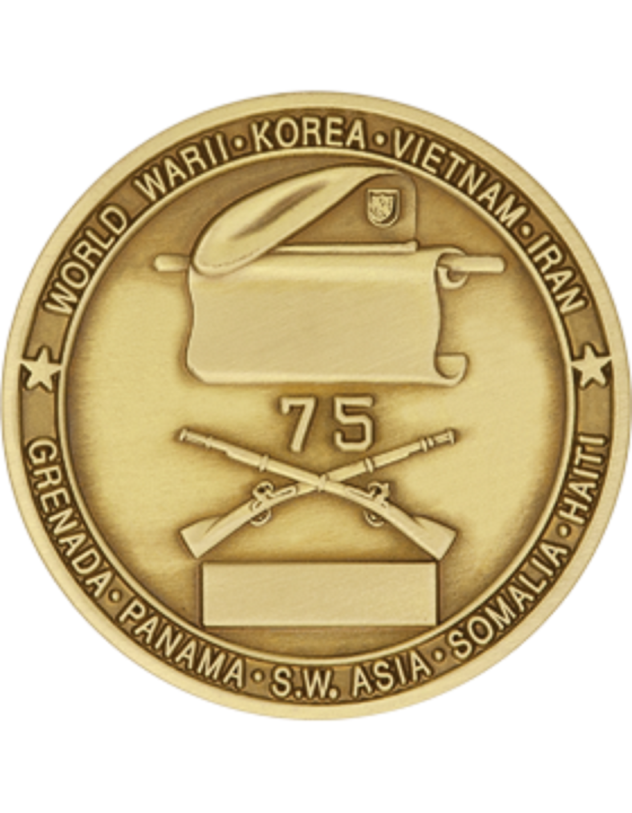 ARMY 75TH RANGER REGIMENT CHALLENGE COIN | eBay