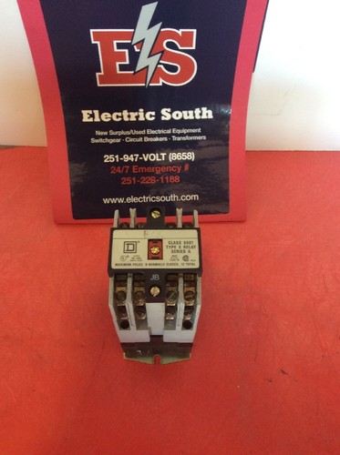 Square D Class 8501 Type X Relay Ser A X040 Form HB Series A | eBay
