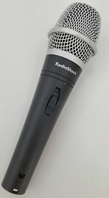 VTG 1990s Radio Shack Model 33-128 Vocal Super Cardloid Microphone (No ...