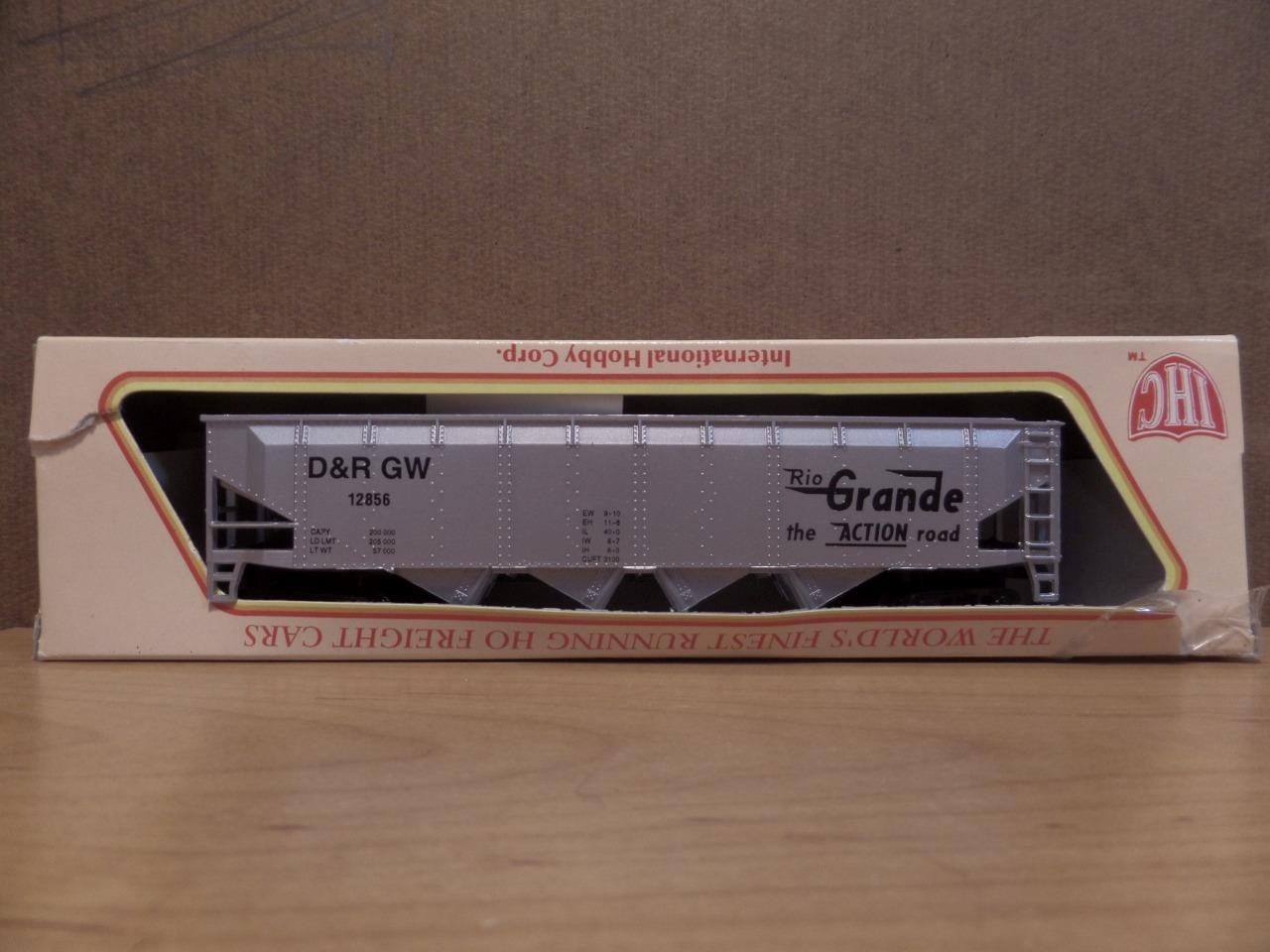 HO Scale D&GRW Silver Hopper Car IHC | eBay