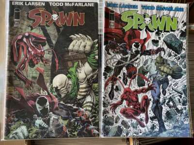 Comics Spawn #265/266 Larsen Housse 1st App King Spider Bas Imprimé Run N/M | eBay
